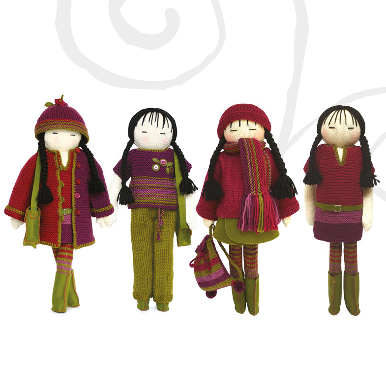 43cm classic knitted doll starter kit – ak traditions